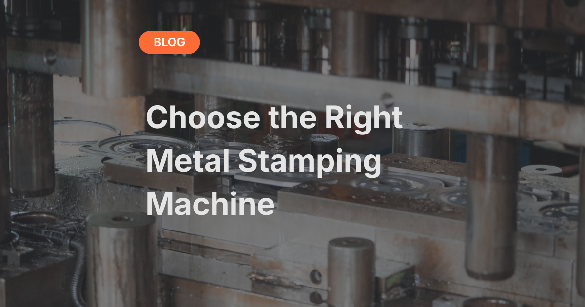 Pneumatic vs. Hydraulic Metal Stamping Machines